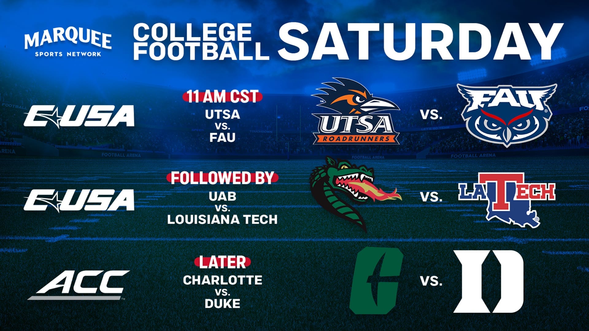 College Football Saturday On Marquee Sports Network For Web 10 31 20 ...