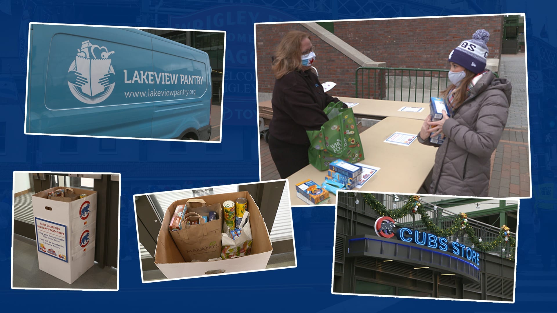 Cubs Charities hosts holiday food drive for Lakeview Pantry | Marquee ...