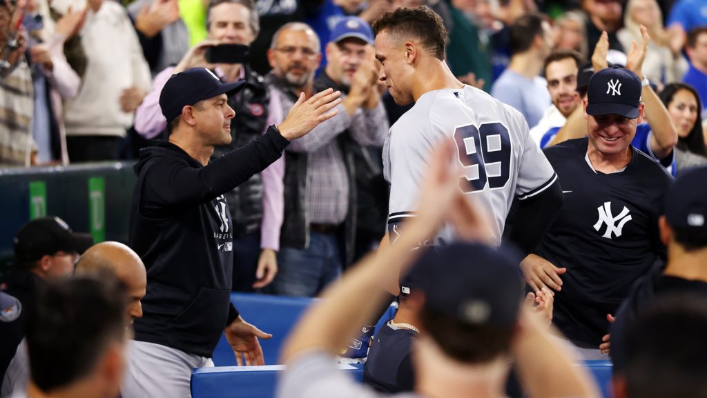 On the night Aaron Judge hit his 61st homer, the Yankees had a Cubs ...