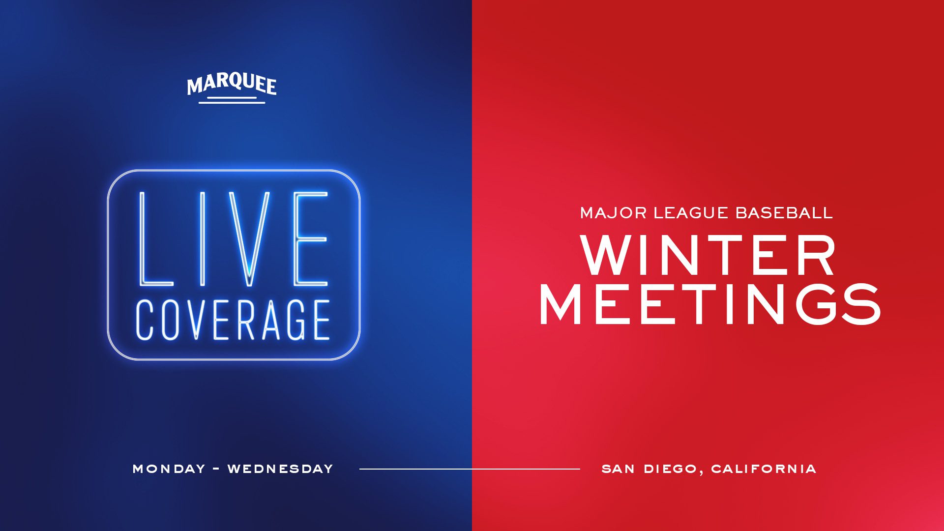 Marquee Sports Network to air live coverage from Winter Meetings ...