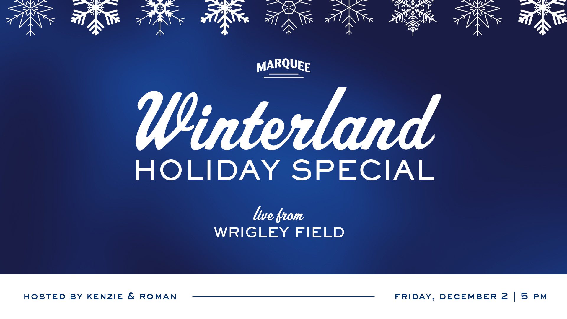 Wrigley Field Tree Lighting Ceremony to air on Marquee Sports Network ...